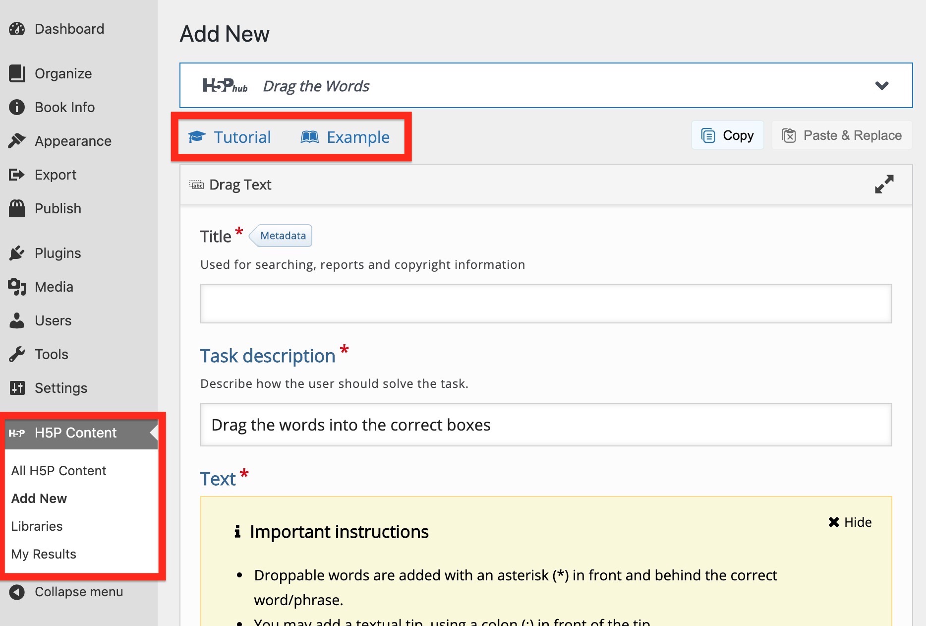 Getting Started in H5P – The H5P Kitchen