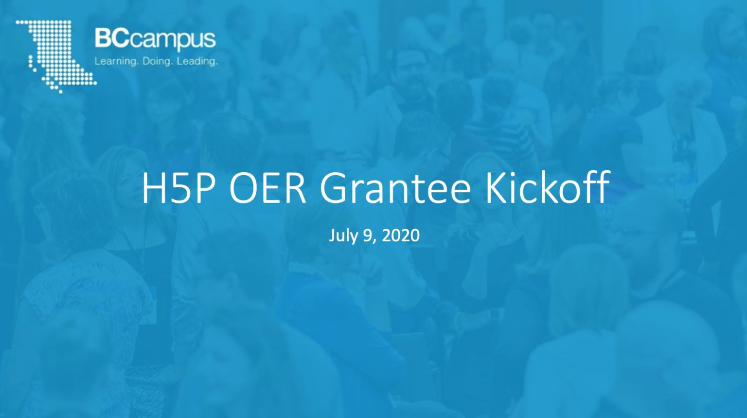 H5P OER Grantees Kickoff – The H5P Kitchen