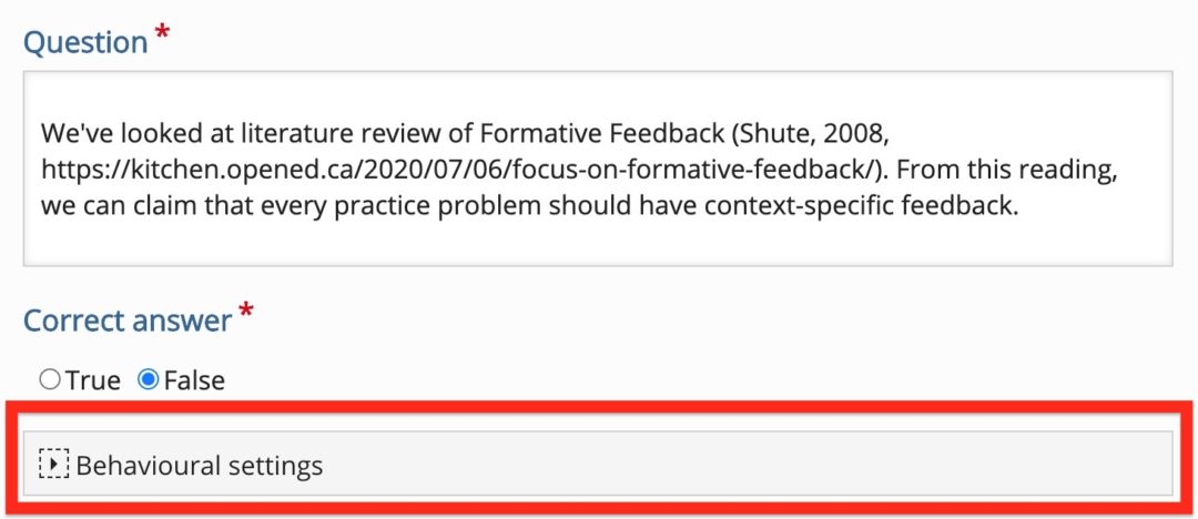Going Beyond Correct/Incorrect with Feedback – The H5P Kitchen