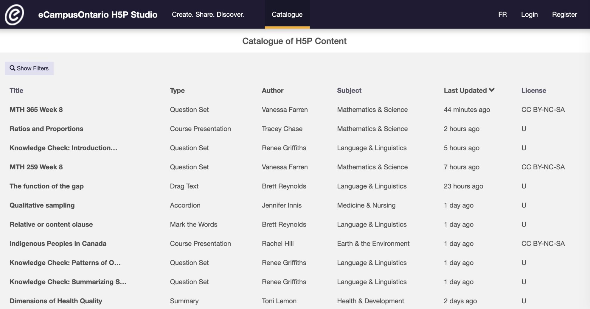 How to Scout For H5P Examples – The H5P Kitchen