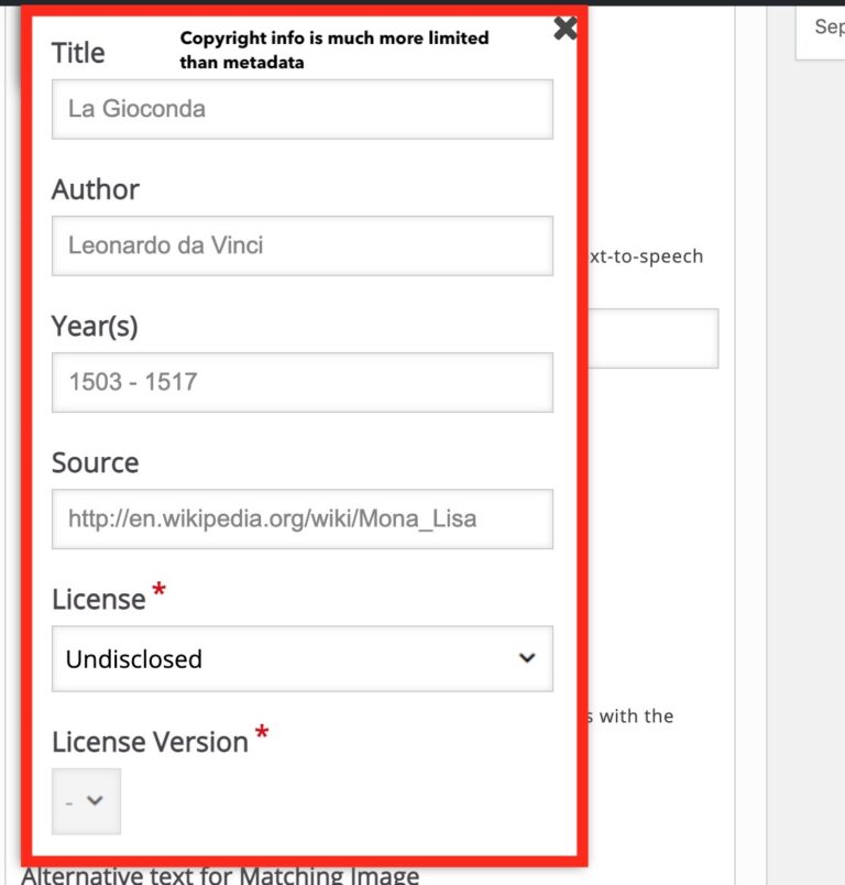 H5P Licenses for Metadata: Match Game? – The H5P Kitchen