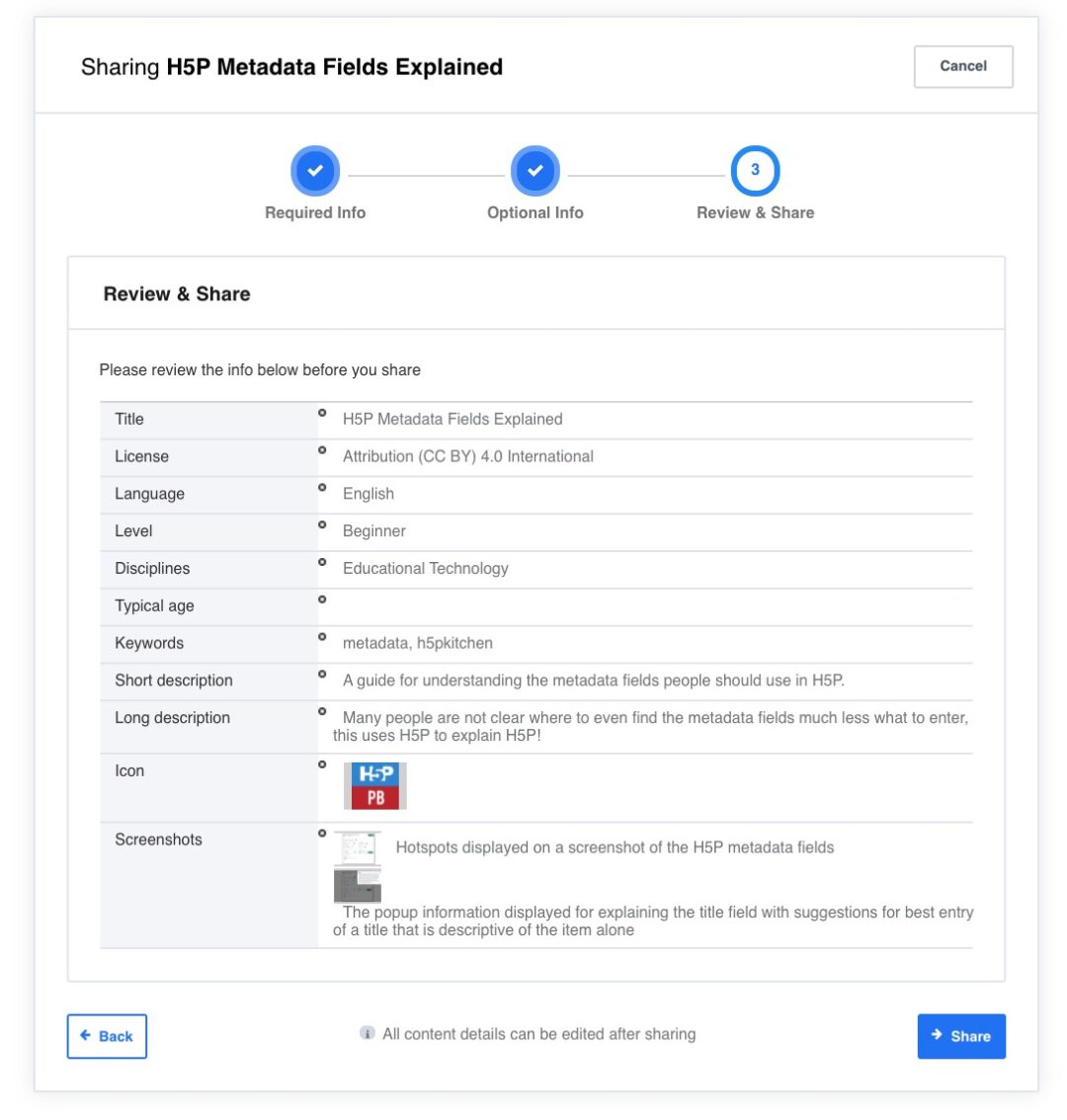 Inside the H5P OER Hub – The H5P Kitchen